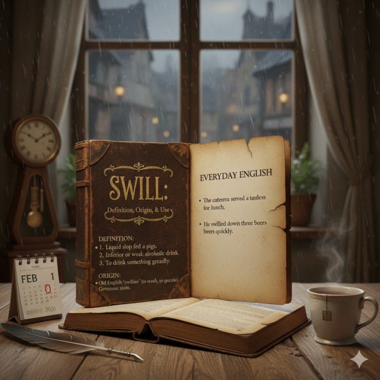 Swill Meaning – Quick Definition for Easy Understanding
